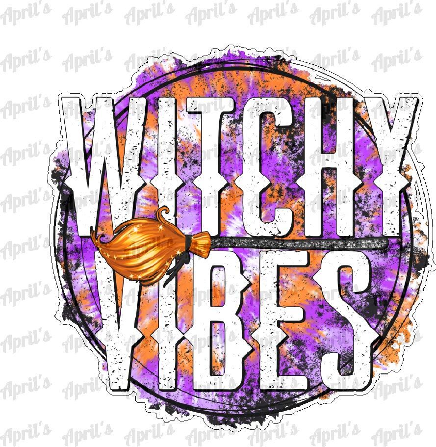 Halloween Witchy Vibes HTV Decals | April's Craft Supply
