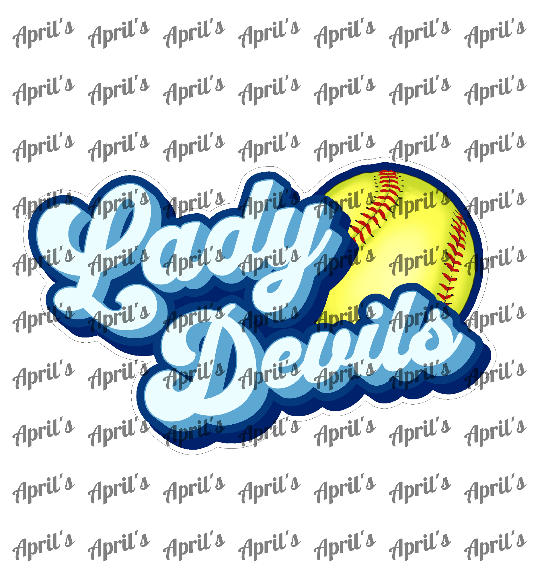 PRC Lady Devils HTV Decals | April's Craft Supply
