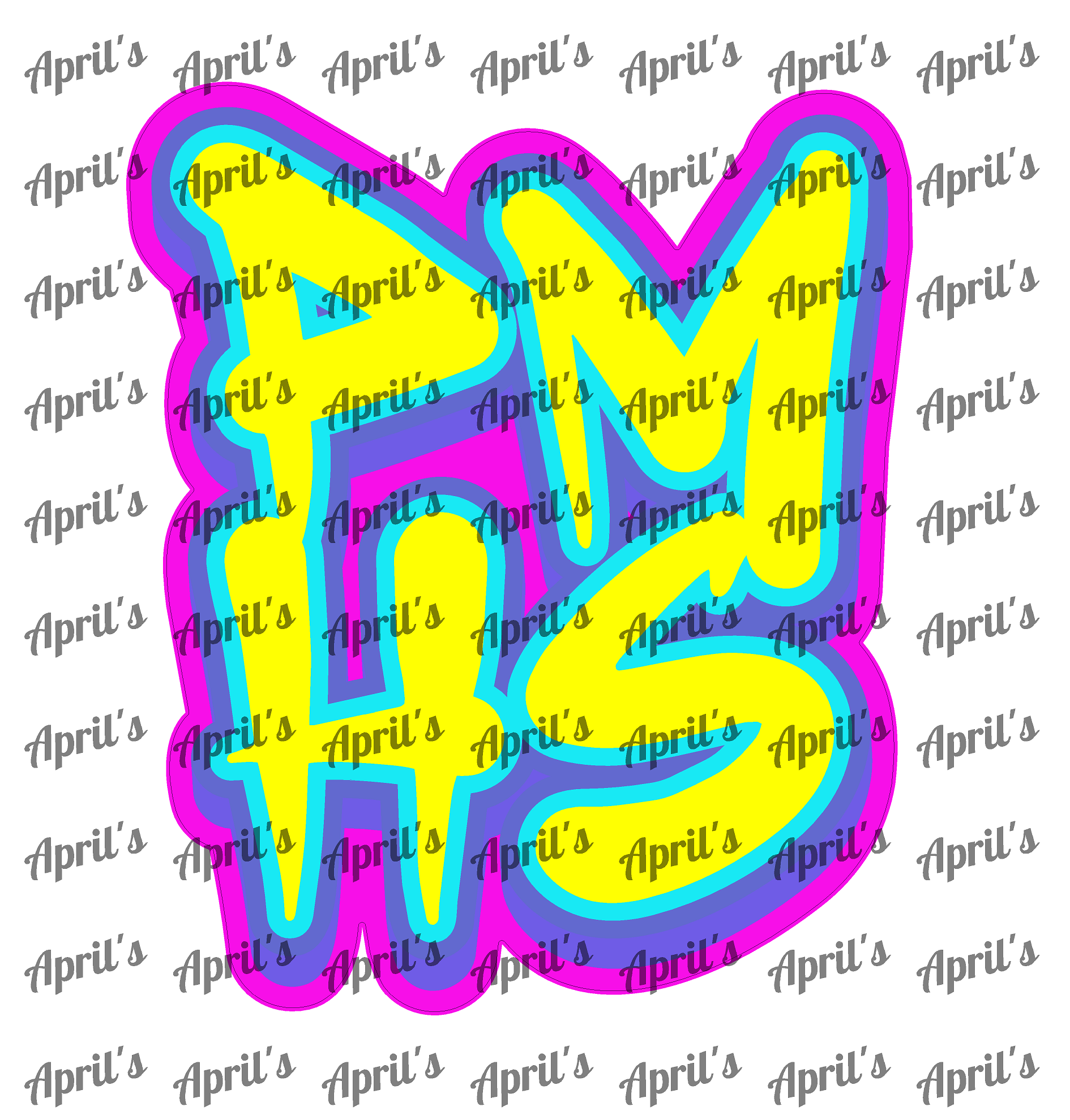 Picayune Maroon Tide PMHS Neon HTV Decals | April's Craft Supply