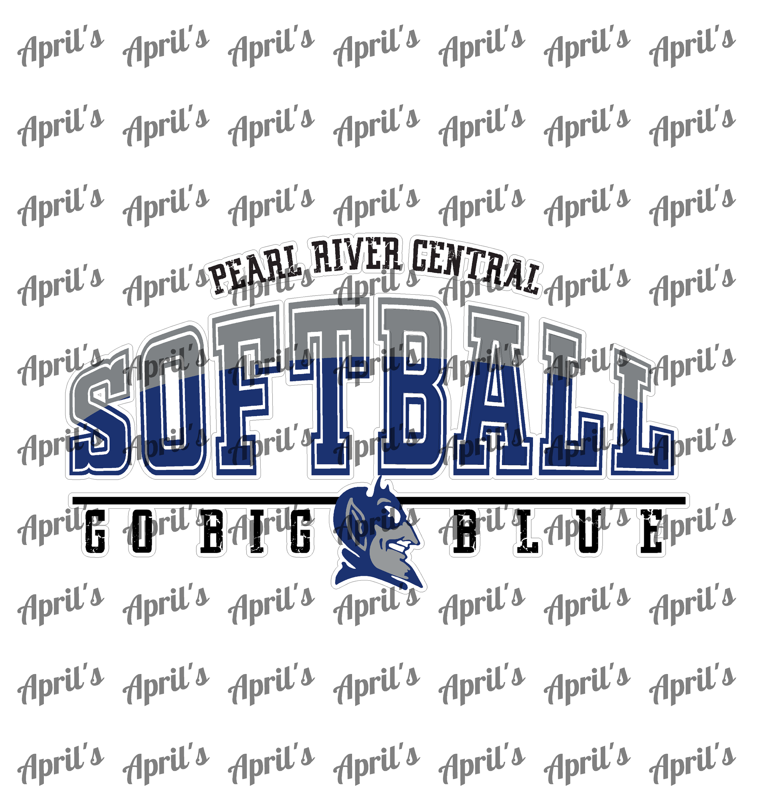 PRC Softball Arch HTV Decals | April's Craft Supply