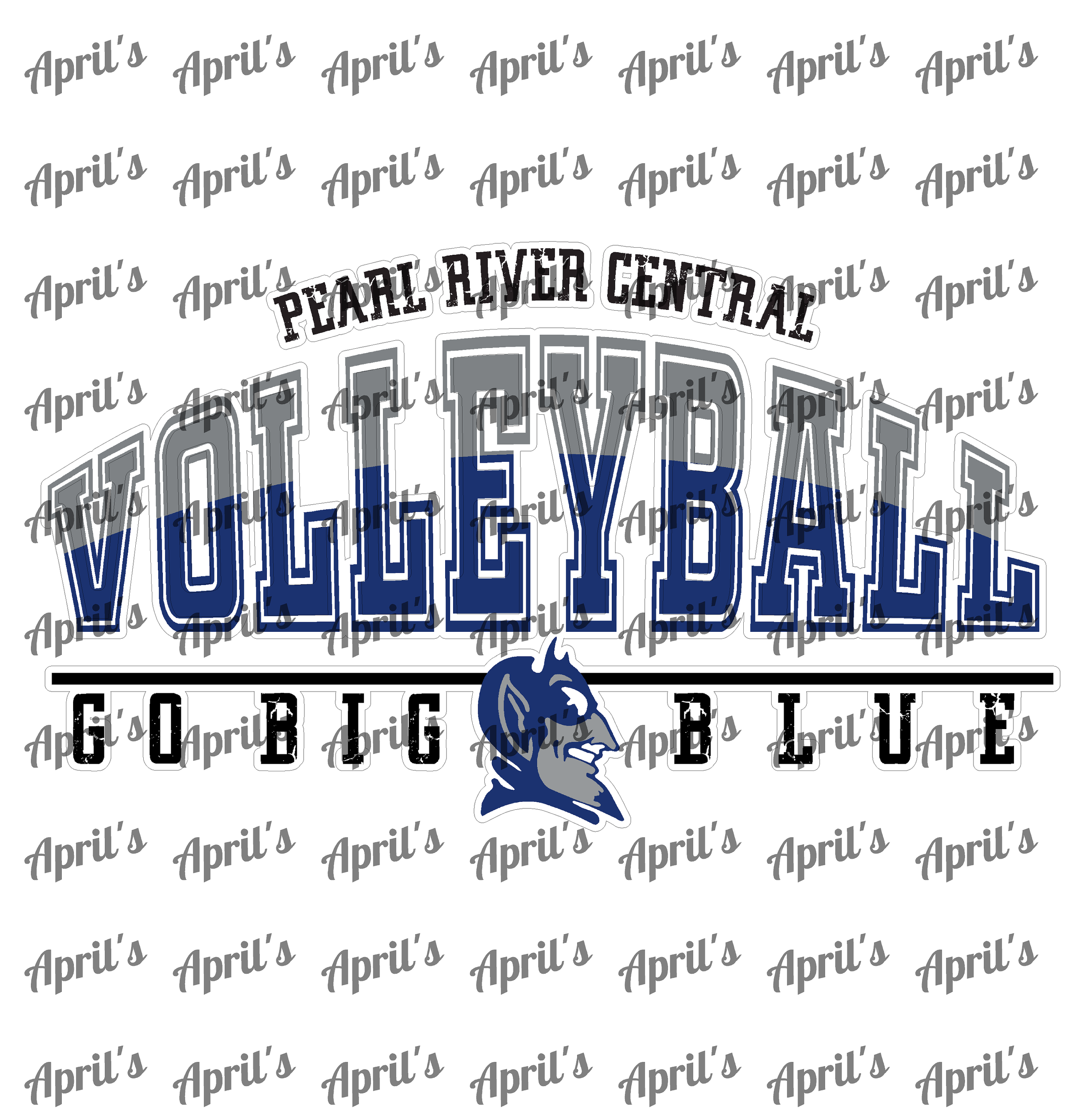 PRC Volleyball Arch HTV Decals | April's Craft Supply