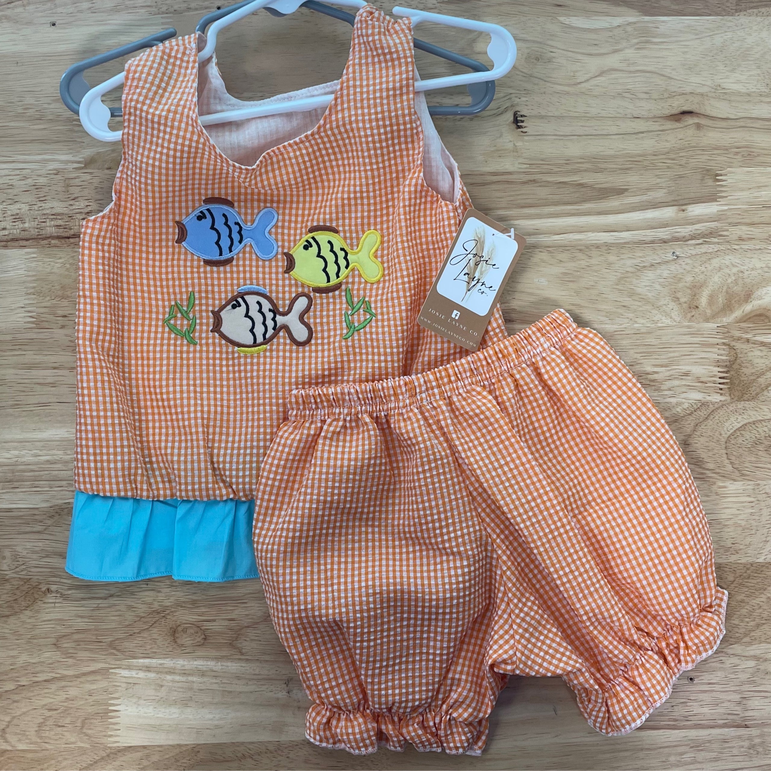 Girl Embroidered Fish Set | April's Craft Supply